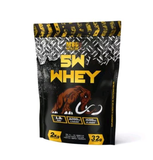 Whey Protein 5w MBD Nutrition Refil 2kg (Proteína Concentrada Isolada ...