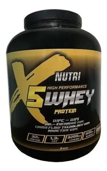 Whey Protein 5w Refil 2kg X-nutri Concentrado Isolado - Massa Muscular ...
