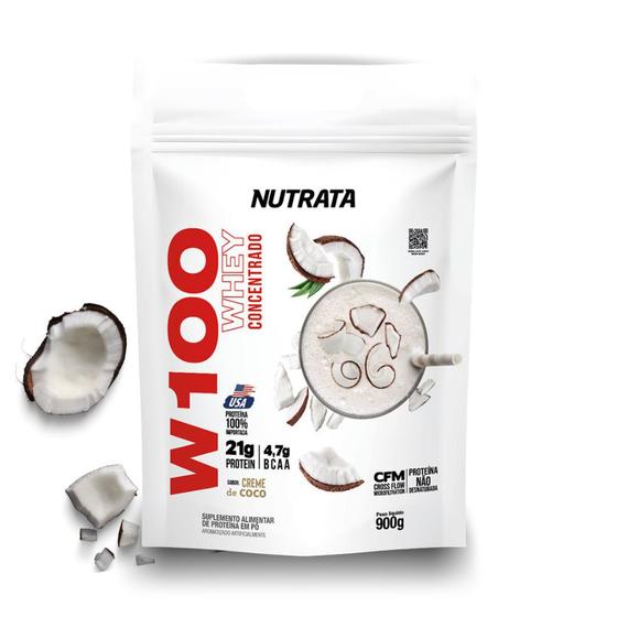 Whey Protein Concentrado 100% W100 900g Refil Nutrata - Whey Protein - Magazine Luiza