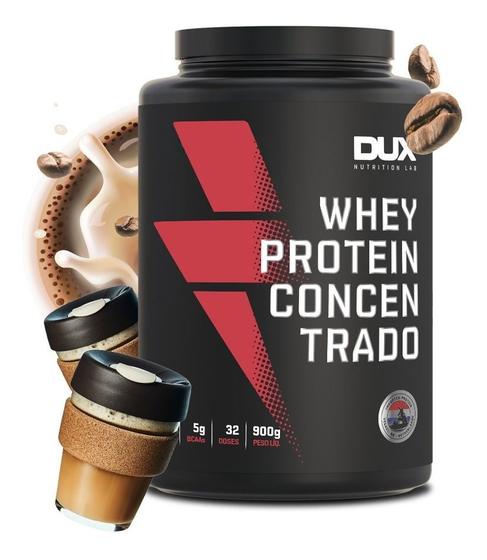 Whey Protein Concentrado 900g Cappuccino Dux Nutrition Dux