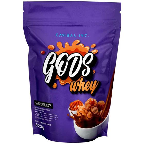 Whey Protein Concentrado Gods Whey 825g Canibal Churros - Canibal Inc ...