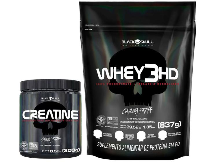 Whey Protein Concentrado Hidrolisado Isolado - Black Skull Cookies ...