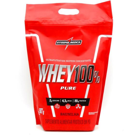 Whey Protein Concentrado Integralmédica 100% Pure - Refil 900g - Whey Protein Concentrado ...