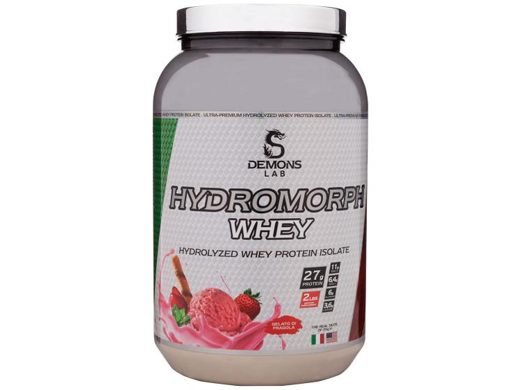 Whey Protein Demons Lab Hydromorph 900g - Gelato de Fragola - Whey Protein - Magazine Luiza