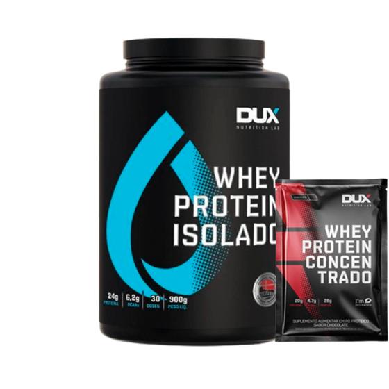 Whey Protein Dux isolado + Sachê Variados - Dux nutrition - Whey ...