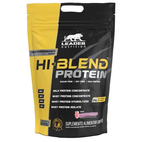 Whey Protein Hi-Blend Leader Nutrition Refil 900g Sabores - Whey ...