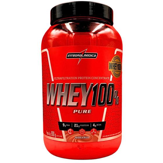 whey protein integralmedica 100% suplemento em pó diversos sabores 900g - Integralmédica - Whey ...