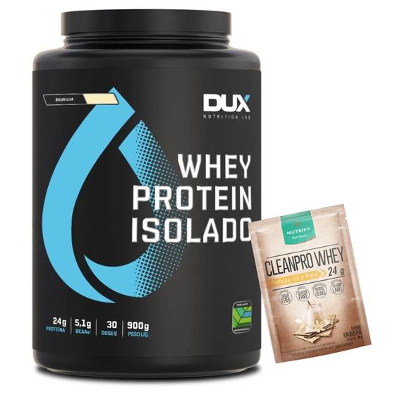 Whey Protein Isolado 900g - Dux Nutrition + Dose - Whey Protein ...