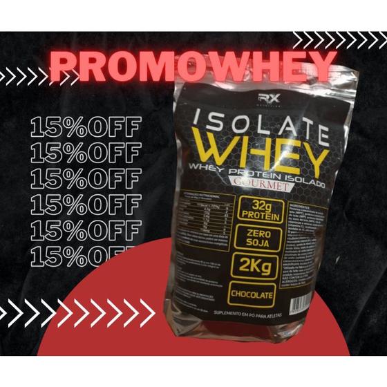 Whey Protein Isolate. 2Kg. Rx nutrition. - Whey Protein - Magazine Luiza