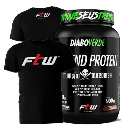 Whey Protein Mansao Maromba 900g + Camiseta Esportiva Logo Exg - Ftw ...