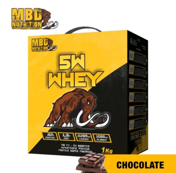 Whey Protein MBD Nutrition 1KG (Proteína CONCENTRADA E ISOLADA) - Massa ...