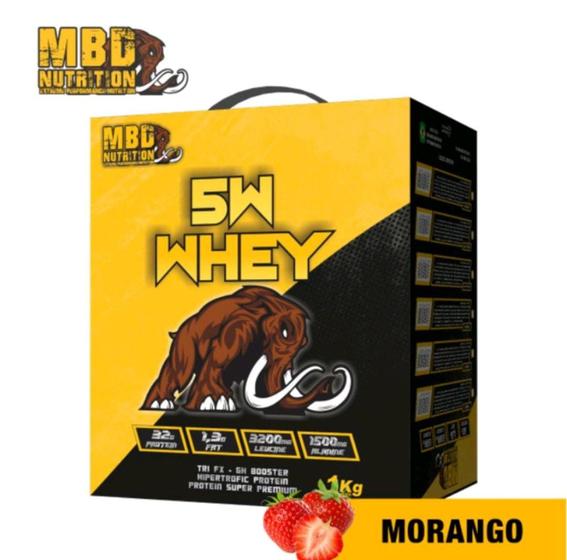 Whey Protein MBD Nutrition 1KG (Proteína CONCENTRADA E ISOLADA) - Whey ...