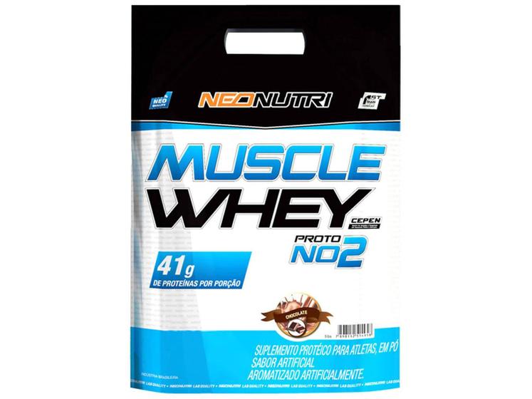 Whey Protein Muscle Proto NO2 2,3kg - Baunilha - NeoNutri - Massa ...