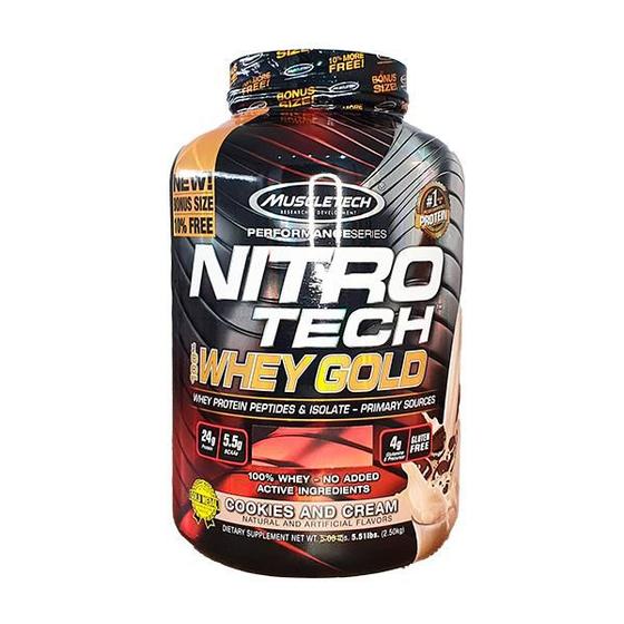 Whey protein nitro gold 2.5kg - muscletech - Whey Protein - Magazine Luiza