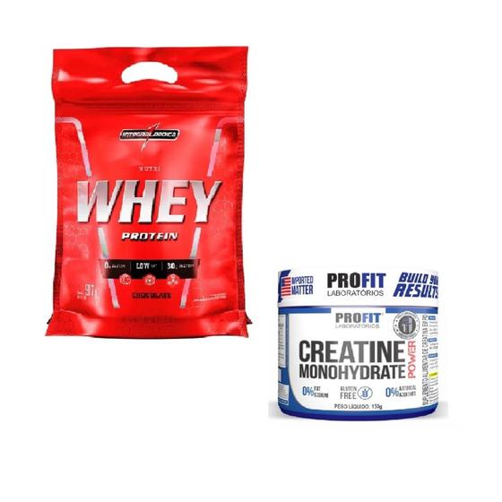Whey Protein Nutri Refil 907 G Integralmédica Creatina Power 90g