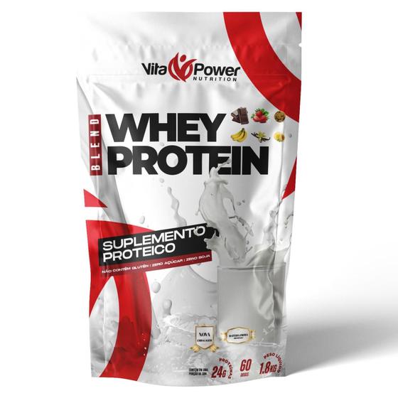 Whey Protein Power Pro 1.8kg - Suplemento Ideal para Ganho de Massa ...