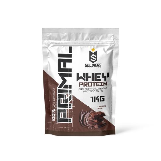 Whey Protein Primal 1Kg - Importado - Soldiers Nutrition - Whey Protein Concentrado - Magazine Luiza