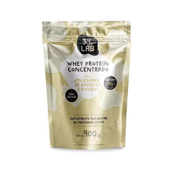 Whey Protein Sem Lactose Sabor Baunilha E Rooibos 900g 34 Lab - Whey ...