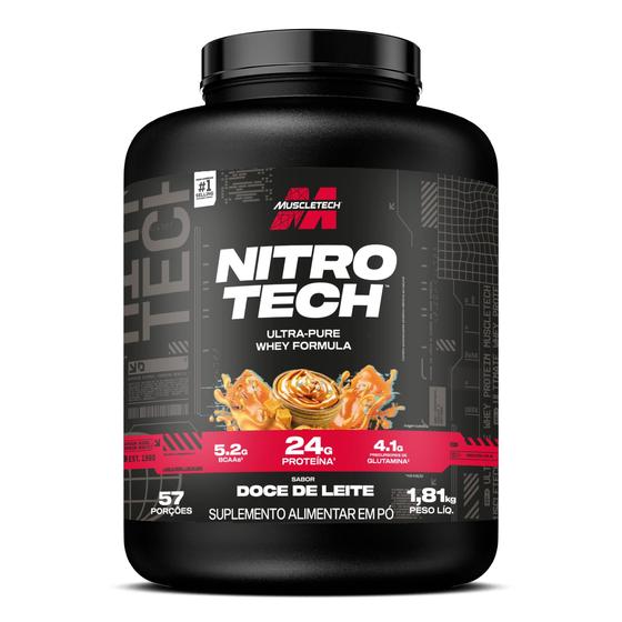 Whey Protein Ultra Pure Muscle Tech 4lb 100% Puro- Doce de Leite ...
