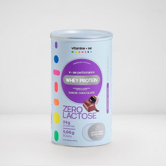Whey Protein Zero Lactose Chocolate 450G - Vitamine-se - Whey Protein ...