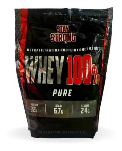 Whey Stay Strong 100% Concentrado Refil 2kg - Whey Protein - Magazine Luiza