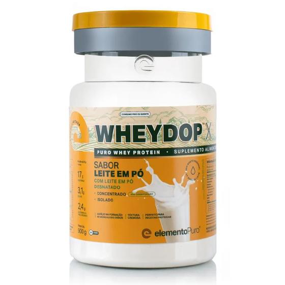 Wheydop X 900g Whey Protein Elemento Puro - Leite em Pó - Whey Protein ...