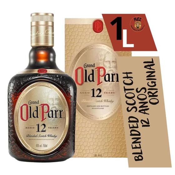 Whisky Escocês Old Parr 12 Anos Original Com Caixa E Selo 750 Ml - Whisky - Magazine Luiza