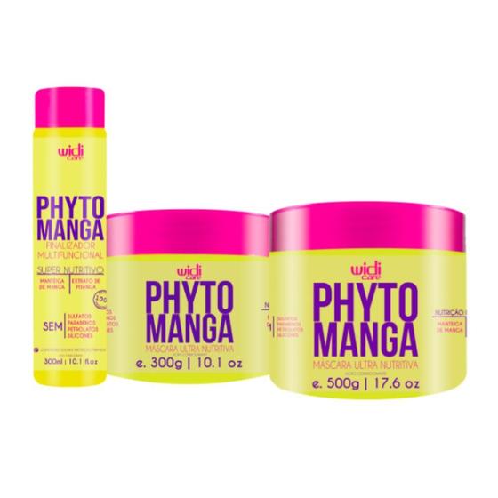Widi Kit Phytomanga Finalizador 300ml, Máscara Ultra nutritiva 300g e ...