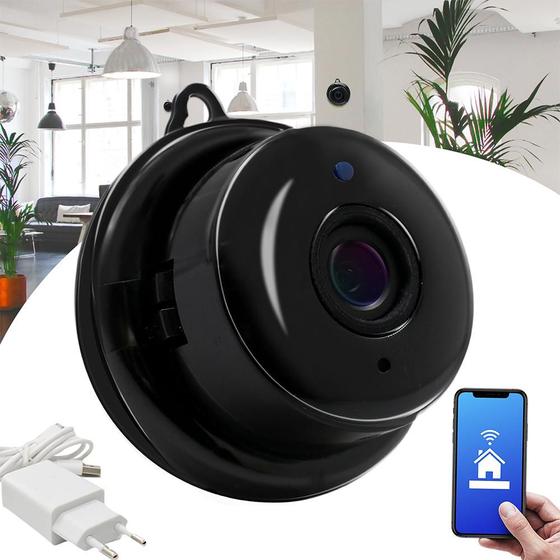 Wifi Mini Câmera De Segurança Vigia Visão Noturna Ip Hd E03 - RY ...
