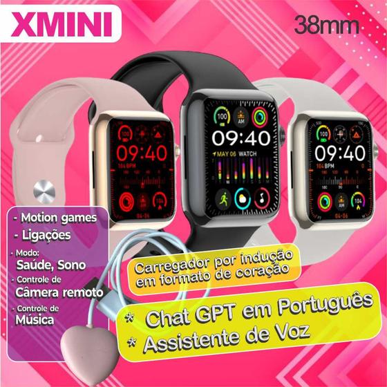 X-Mini Microwear 38mm Menor Smartwatch do Mercado 2 Geração, motion ...