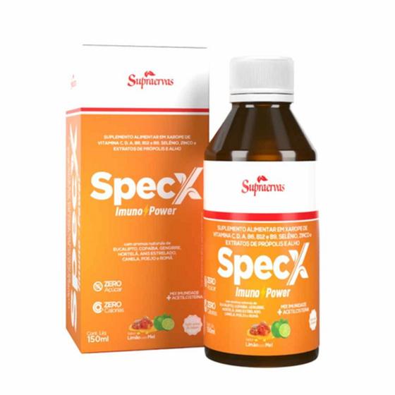 Xarope Spec X imuno power Supraervas - Vitaminas A-Z - Magazine Luiza