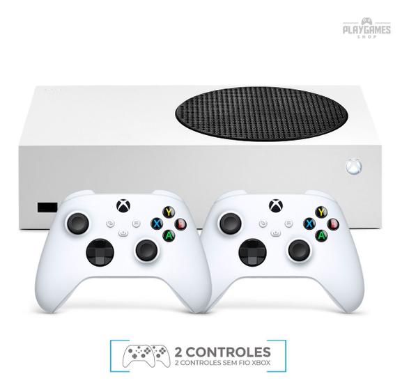Xbox Series S 512gb Ssd C 2 Controles Microsoft Nova Geração - Console ...