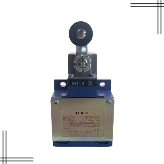 Xck-m115 Fim De Curso Metalica Alavanca Com Roldana - Robomix - Sensor ...