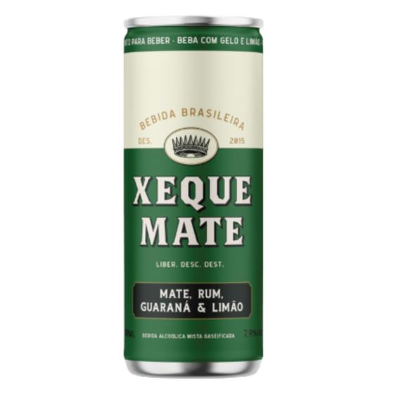 Xeque Mate Rum, Mate, Guaraná & Limão - Pack Com 12 Latas 355ml - Chá ...