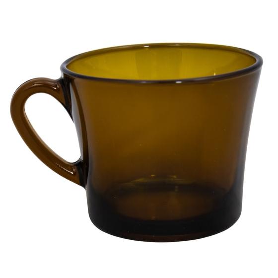 Xícara Sem Pires De Vidro Marrom Vintage Para Café Chá 185ml - Nunestar - Xícaras de Café ...