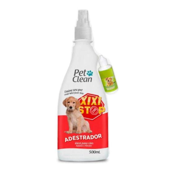 Xixi Stop 500mL + Pipi Certo 30mL Adestrador Sanitário Cães - Pet Clean ...