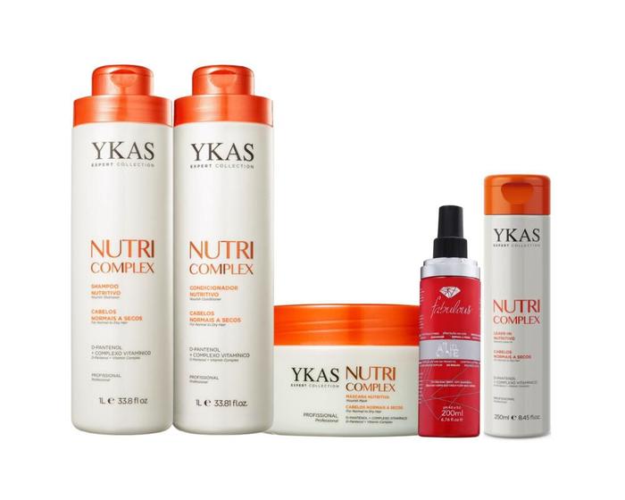 Ykas Nutri Complex Kit Grande Completo + Fabulous All In One 200ml ...
