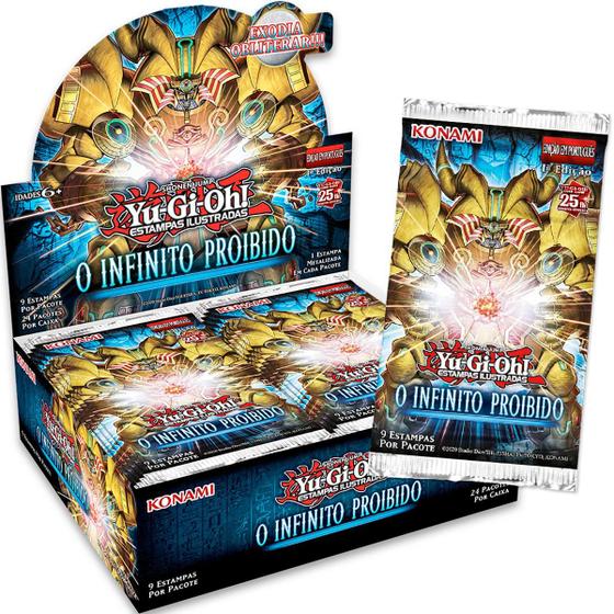 Yugioh Box 24 Booster O Infinito Proibido Forbidden Exodia Cartas ...