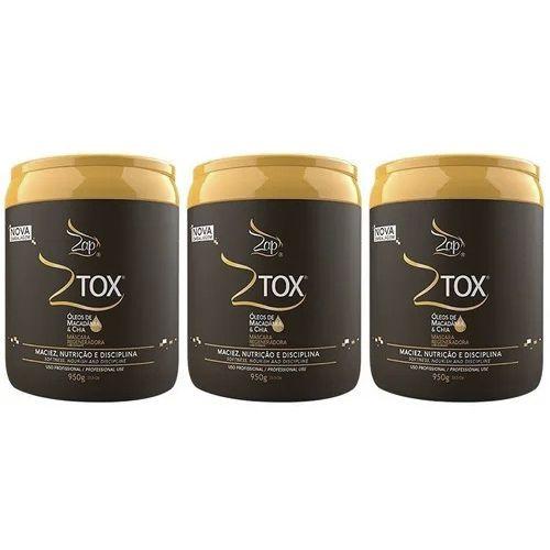 Zap Ztox Máscara Regeneradora (3 x 950g) - Máscara Capilar - Magazine Luiza