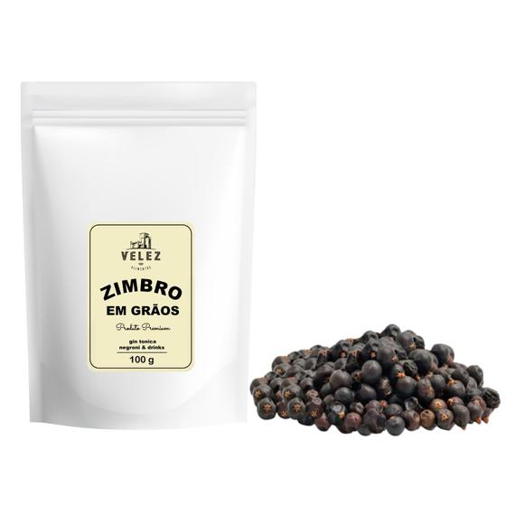 Zimbro em grãos 100g - Ideal para Gin Tônica - VELEZ - Tempero ...