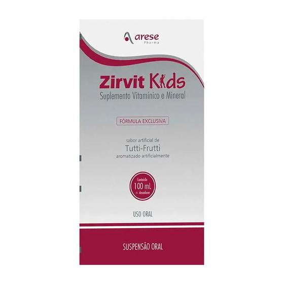 Zirvit Kids suspensão oral frasco com 150ml - Multivitamínico ...