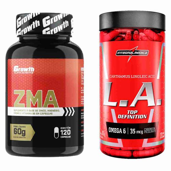 Zma 120 Caps Growth + La Top Cromo 120 Caps IntegralMedica - Growth ...