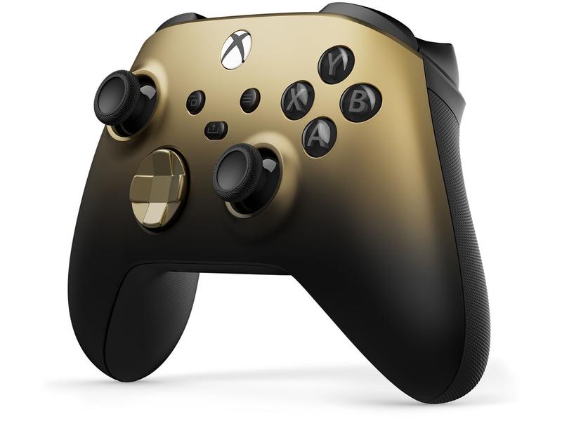 Controle Xbox sem Fio Gold Shadow Microsoft Controle Xbox 360 Magazine Offertandopromos