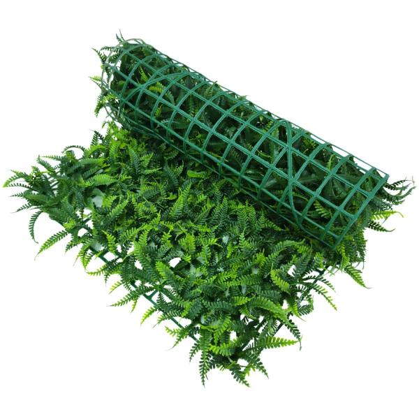 Kit 10 Placa De Samambaia Cheia 40x60 Jardim Vertical Artificial Muro Verde - Plantas ...