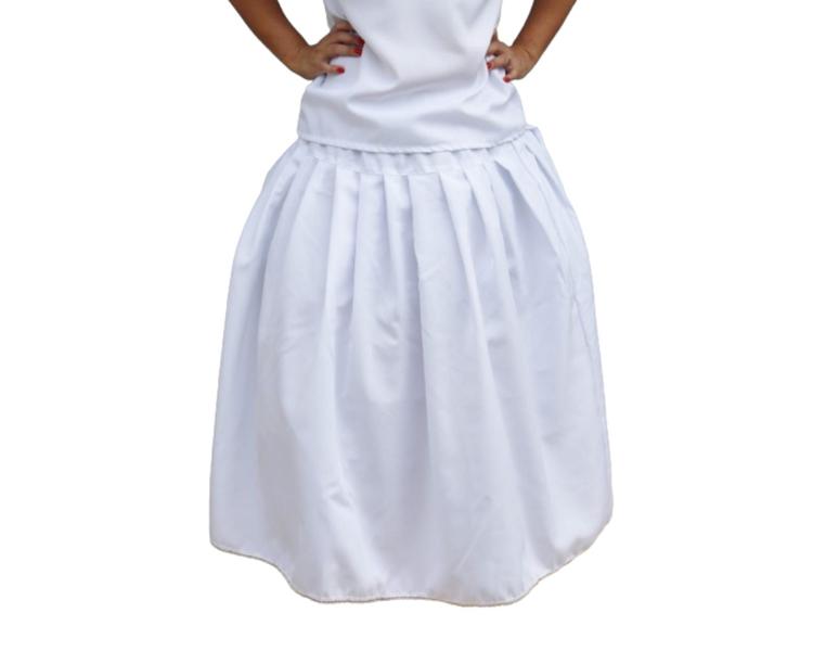 Roupa de Umbanda Candomblé Feminino Conjunto de Ração Camisu e Saia ...