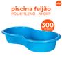 Caixa Piscina Feijão 300 Litros Azul Afort - Piscina Estruturada ...