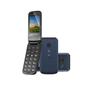 Celular flip vita dual chip mp3 botões grandes lanterna azul p9020 - MULTILASER - Celular Básico ...