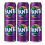Fanta UVA Lata 350ml 6unidades - Fanta coca cola - Refrigerante - Magazine Luiza