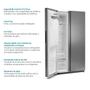 Geladeira Refrigerador Philco Frost Free Eco Inverter 513L Dispenser de ...