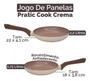 Jogo De Panelas Fogão Indução Antiaderente Cerâmica 10 Peças Mimo Crema ...
